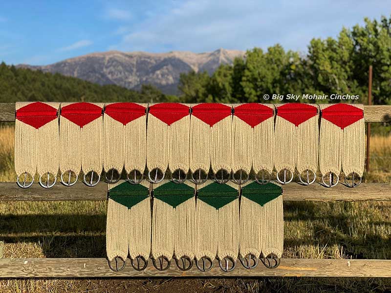 Halters | Pack Cinches | English Mohair Girths | Custom Mohair Tack