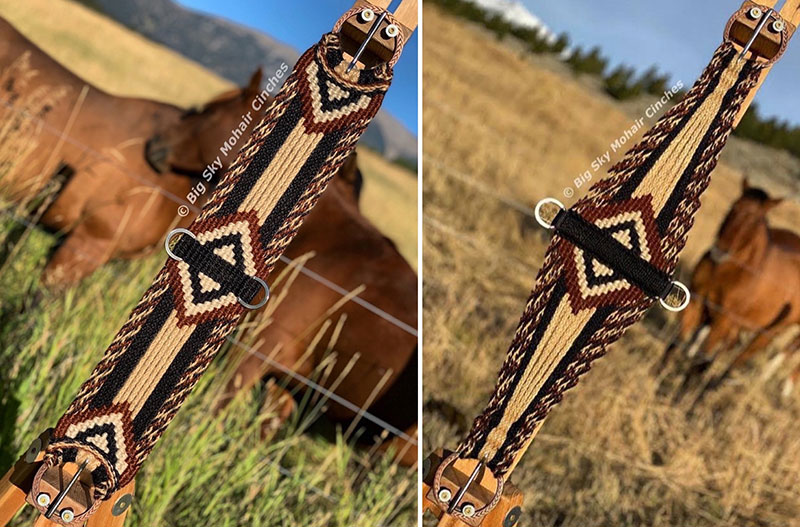 Custom Mohair Cinches & Breast Collars | Mohair Tack | Bozeman, MT