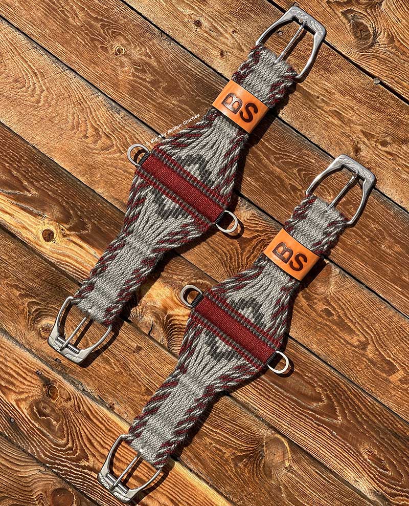 Mohair Roper Cinches | Custom Mohair Flared Cinches | Mohair Tack